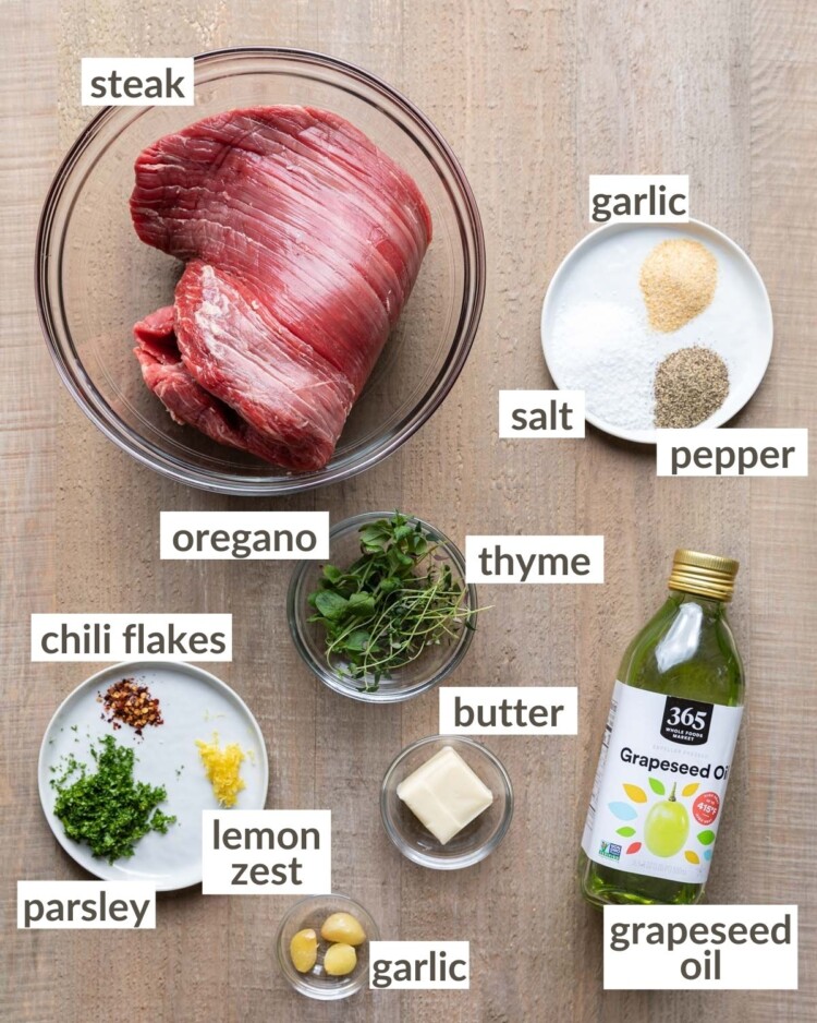 Cast Iron Flank Steak (No Marinade) - Bites with Bri