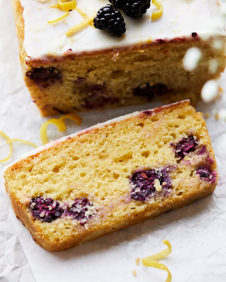 Blackberry Lemon Bread - Bites with Bri
