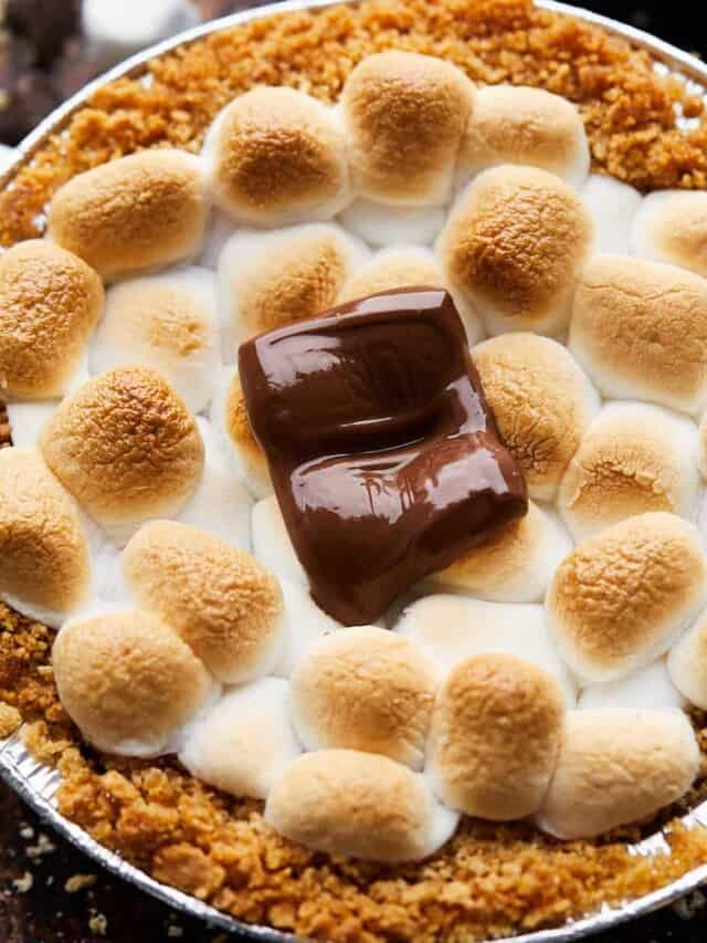 Mini Smores Pie - Bites with Bri