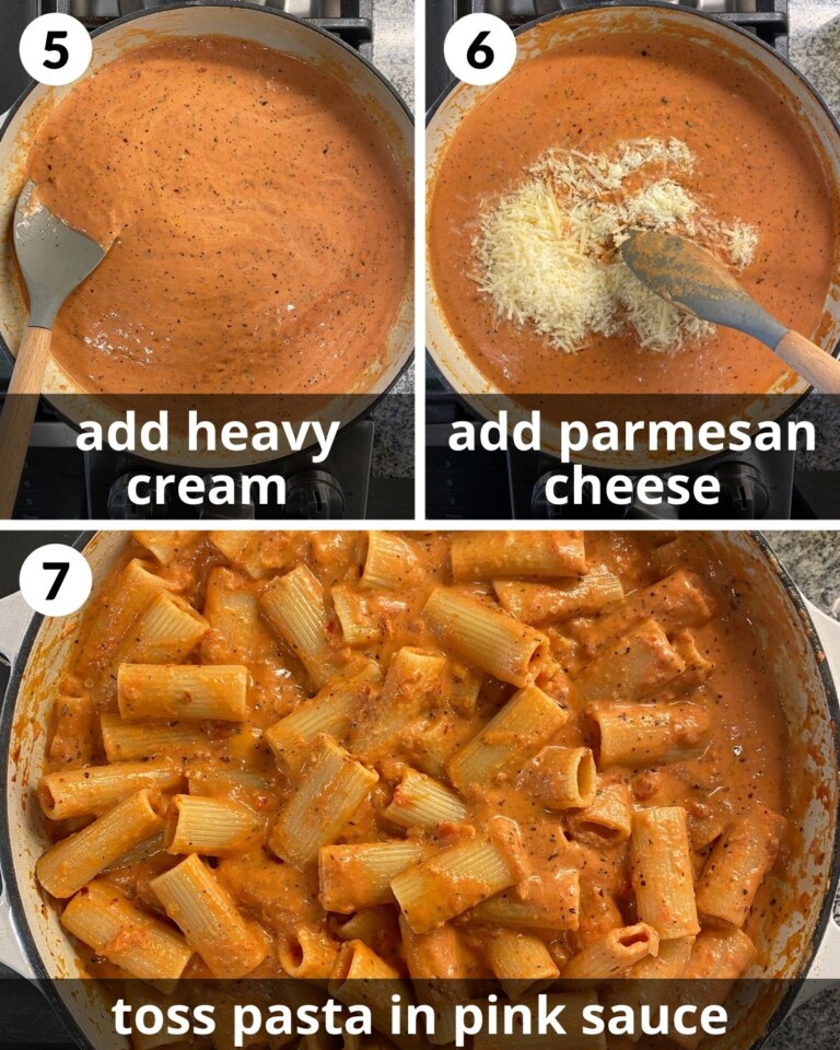 Easy Pink Sauce Pasta Recipe (Creamy) - Bites with Bri