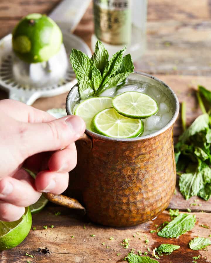 Rum Moscow Mule - Bites with Bri