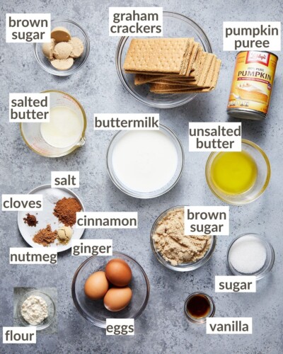 Pumpkin Pie with Graham Cracker Crust - Bites with Bri