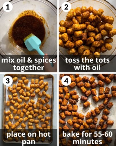 Seasoned Tater Tots (Frozen) - Bites with Bri