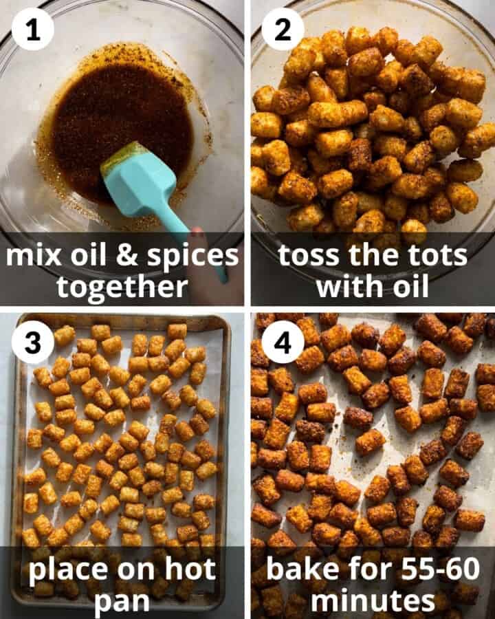Seasoned Tater Tots (Frozen) - Bites with Bri