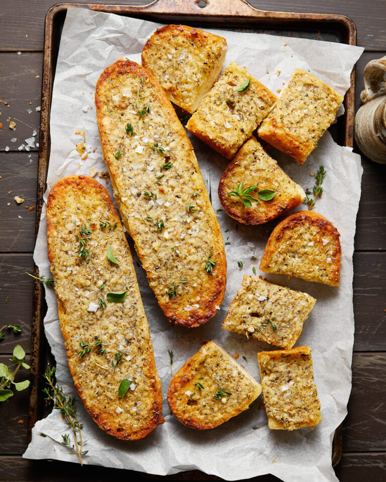 Garlic Bread Spread - Bites with Bri