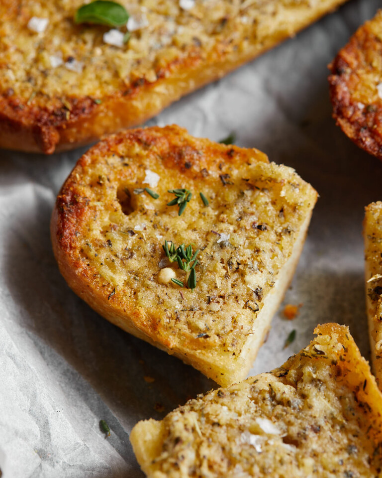 Garlic Bread Spread - Bites with Bri