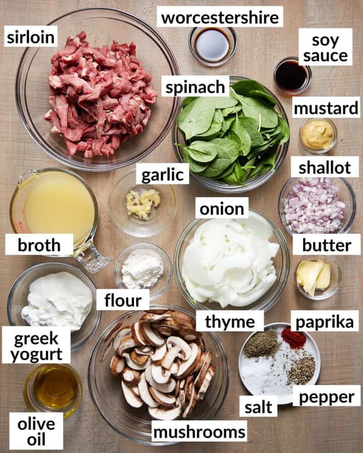 Healthy Beef Stroganoff - Bites with Bri