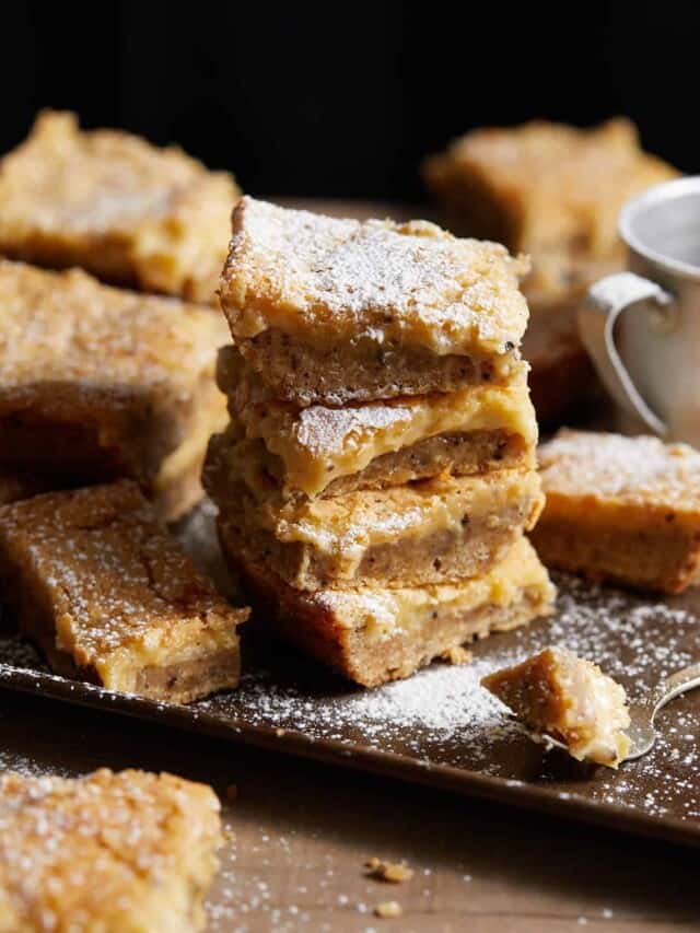 Brown Butter Chess Squares from Scratch - Bites with Bri