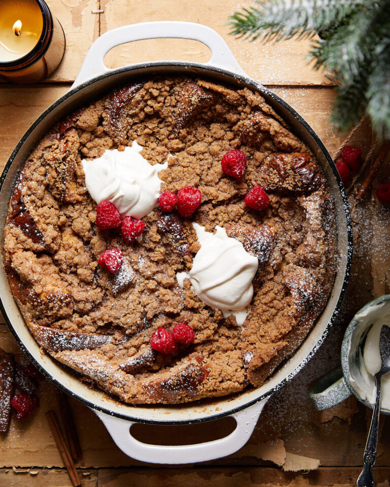 Brioche French Toast Casserole - Bites with Bri