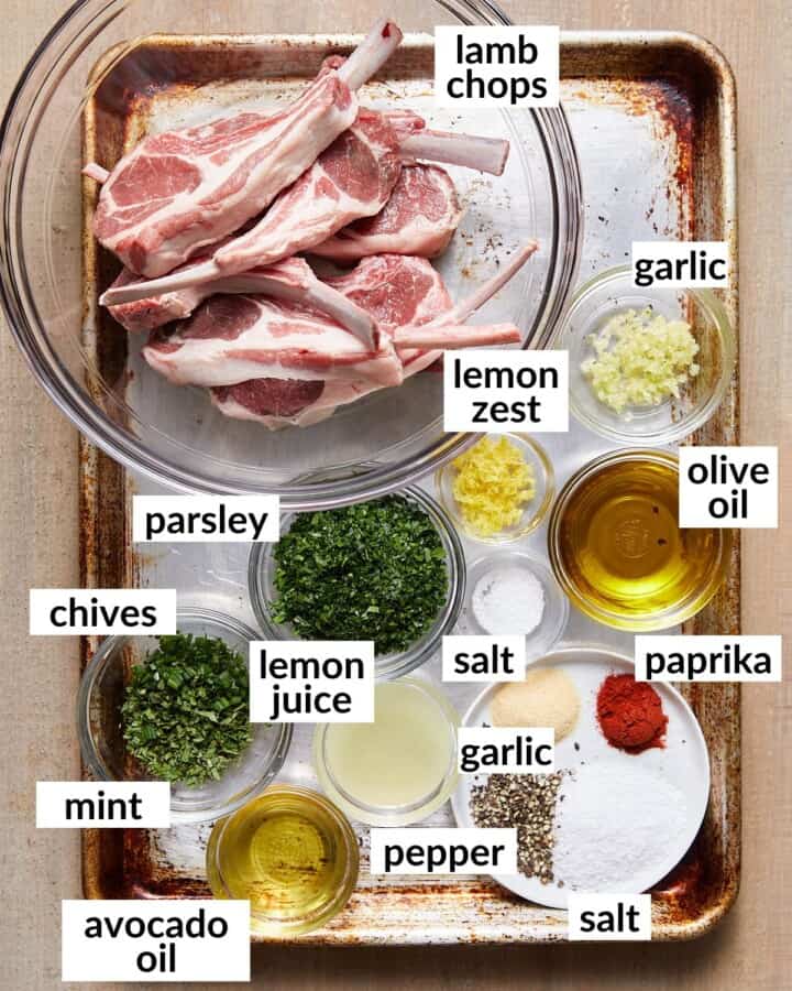 Cast Iron Skillet Lamb Chops - Bites with Bri