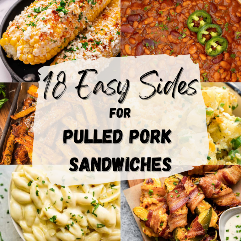 What To Serve with Pulled Pork Sandwiches - 18 Easy Sides - Bites with Bri