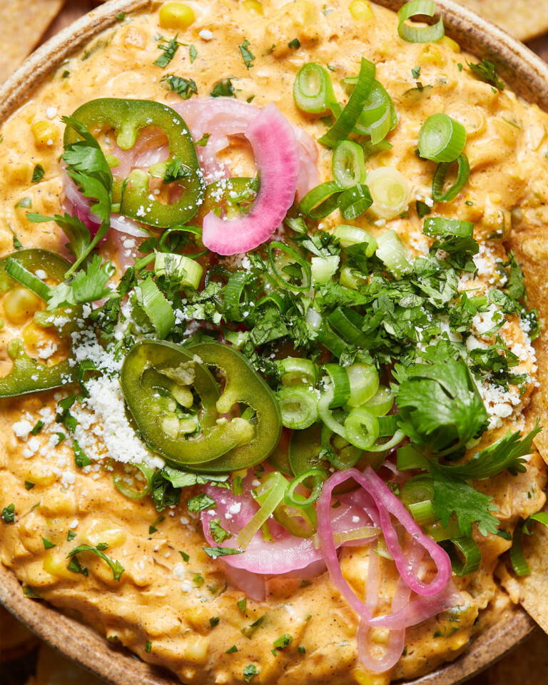 Hot Elote Dip (Mexican Street Corn) - Bites with Bri