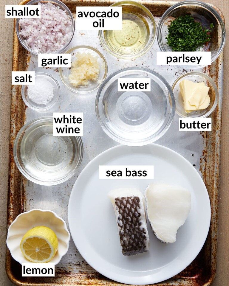 Pan Seared Chilean Sea Bass Recipe - Bites with Bri
