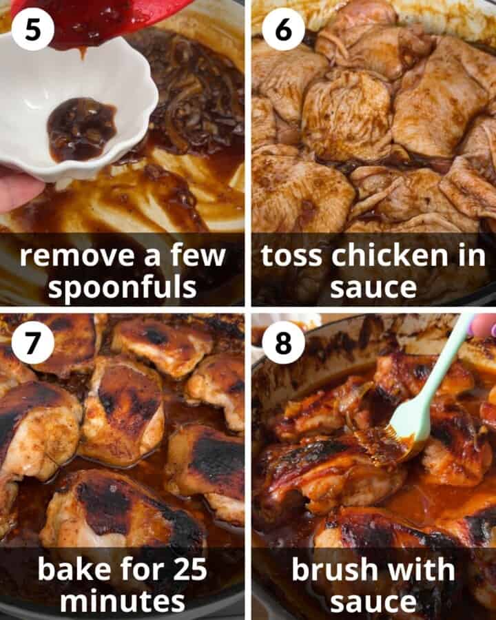 Easy Dutch Oven BBQ Chicken - Bites with Bri