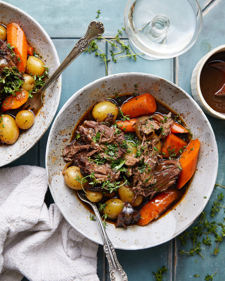 Old Fashioned Pot Roast Recipe Without Wine - Bites with Bri