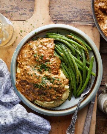 Creamy Chicken and Mashed Potatoes Recipe - Bites with Bri