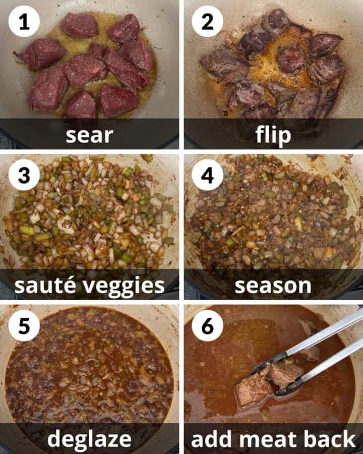 Old Fashioned Beef Stew on the Stovetop - Bites with Bri