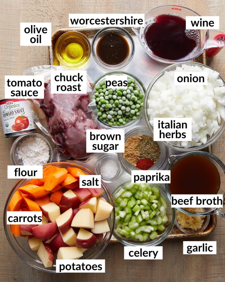 Old Fashioned Beef Stew on the Stovetop - Bites with Bri