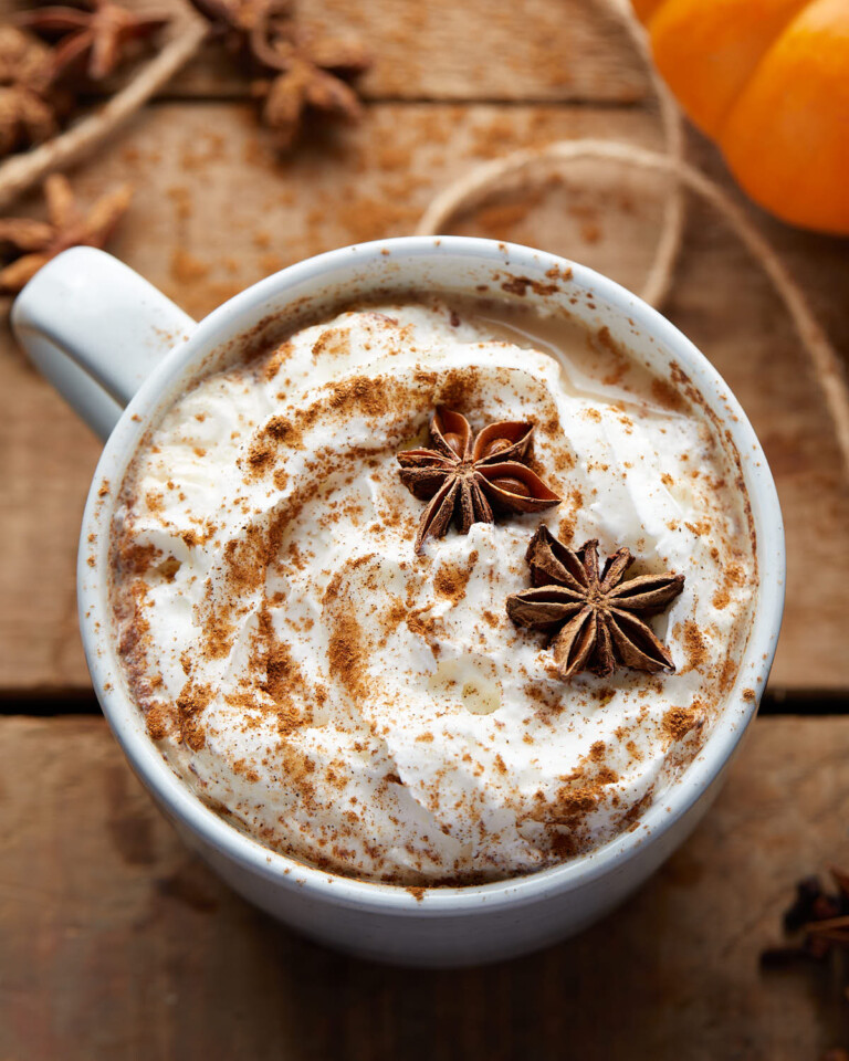 Easy Pumpkin Spice Chai Latte Recipe - Bites with Bri