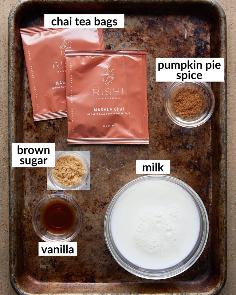 Easy Pumpkin Spice Chai Latte Recipe - Bites with Bri