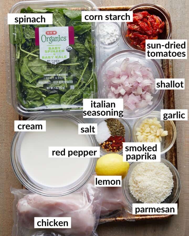 Baked Tuscan Chicken - Bites with Bri