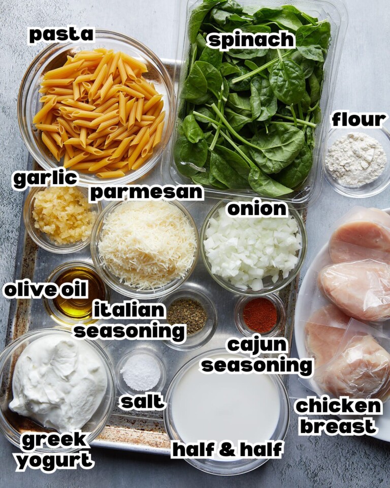 Easy Creamy Garlic Chicken Pasta - Bites with Bri