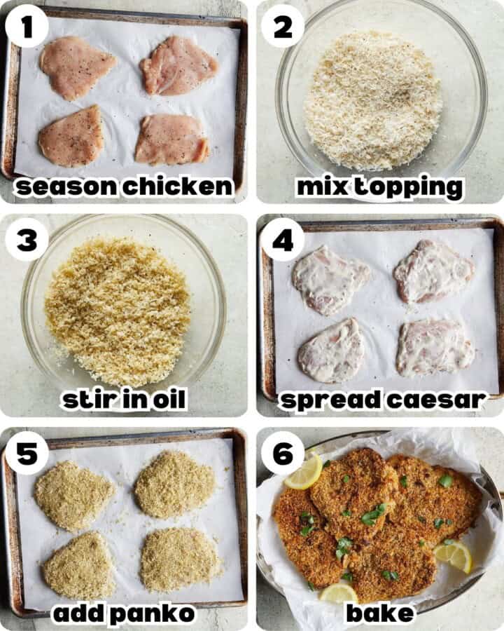 Crispy Baked Chicken with Panko Breading (Easy) - Bites with Bri