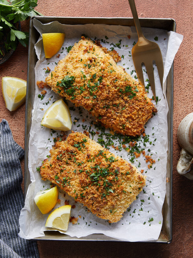 Panko Crusted Salmon - Bites with Bri
