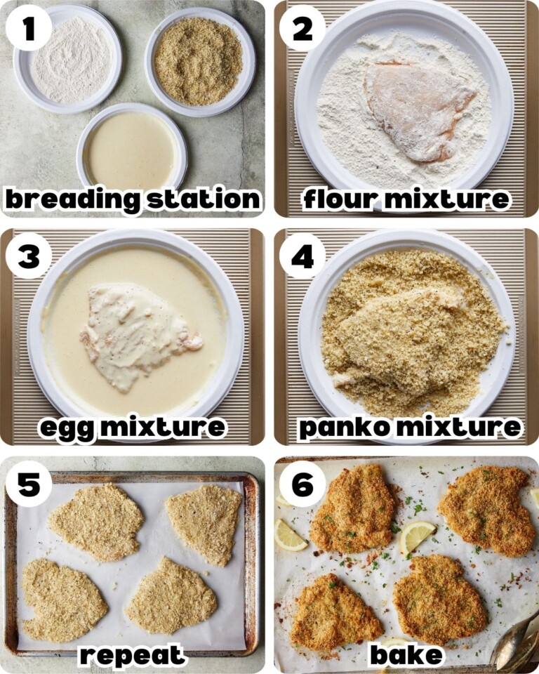 Crispy Baked Chicken Cutlets in Oven - Bites with Bri