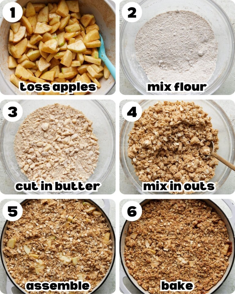 The Best Dutch Oven Apple Crisp - Bites with Bri