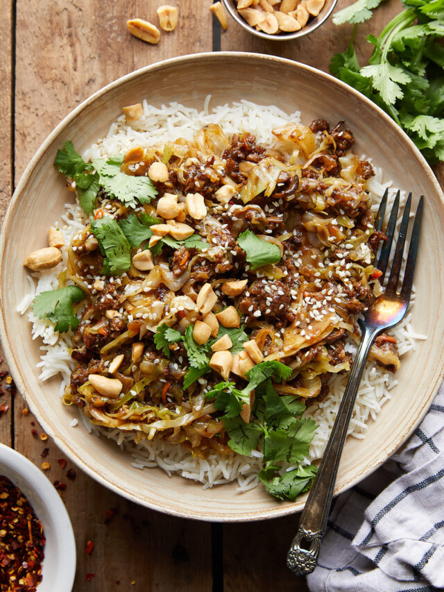 Easy Ground Pork Stir Fry - Bites with Bri