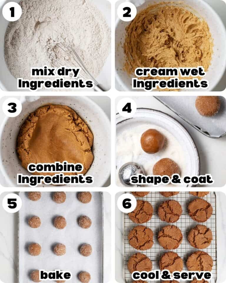 Old Fashioned Ginger Snaps Recipe (Chewy) - Bites with Bri