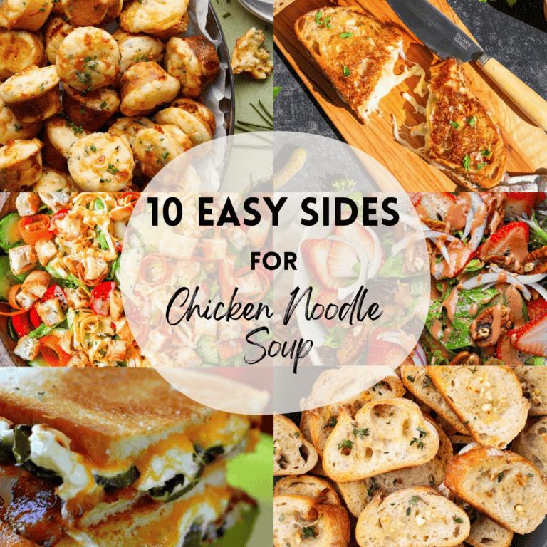 10 Easy Sides To Serve With Chicken Noodle Soup - Bites with Bri