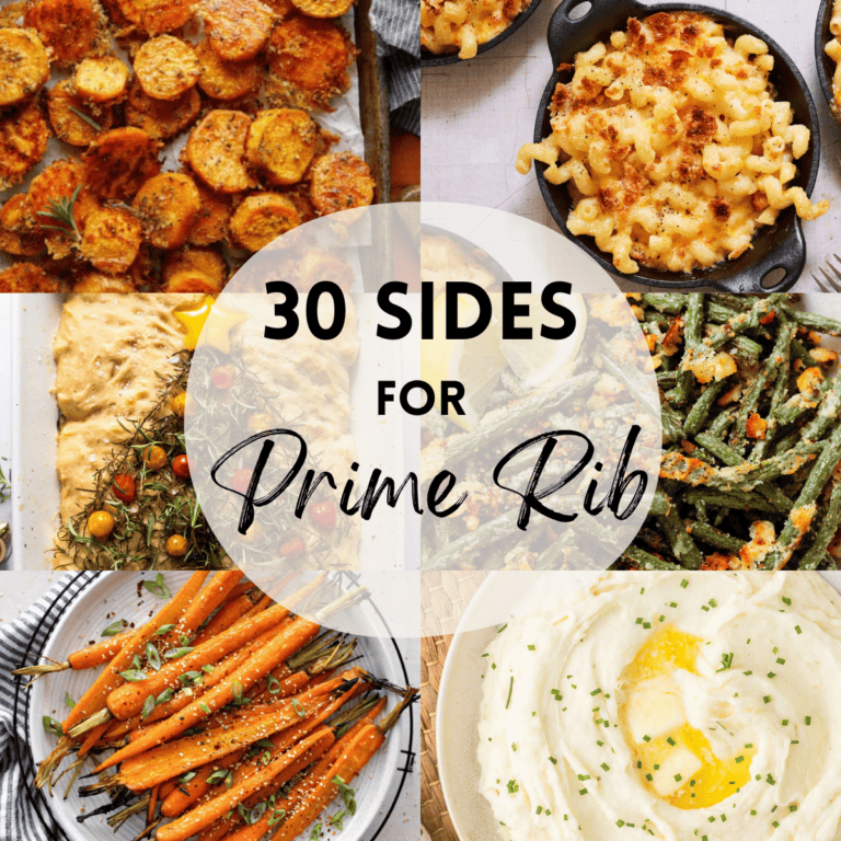 30 Side Dishes To Serve With Prime Rib Roast - Bites with Bri
