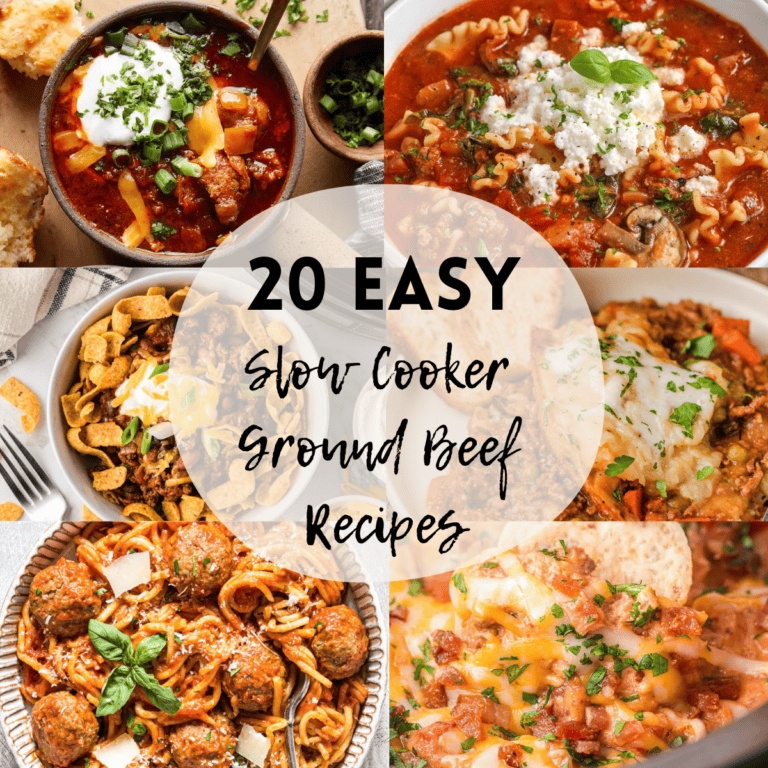 20 Easy Slow Cooker Ground Beef Recipes - Bites with Bri