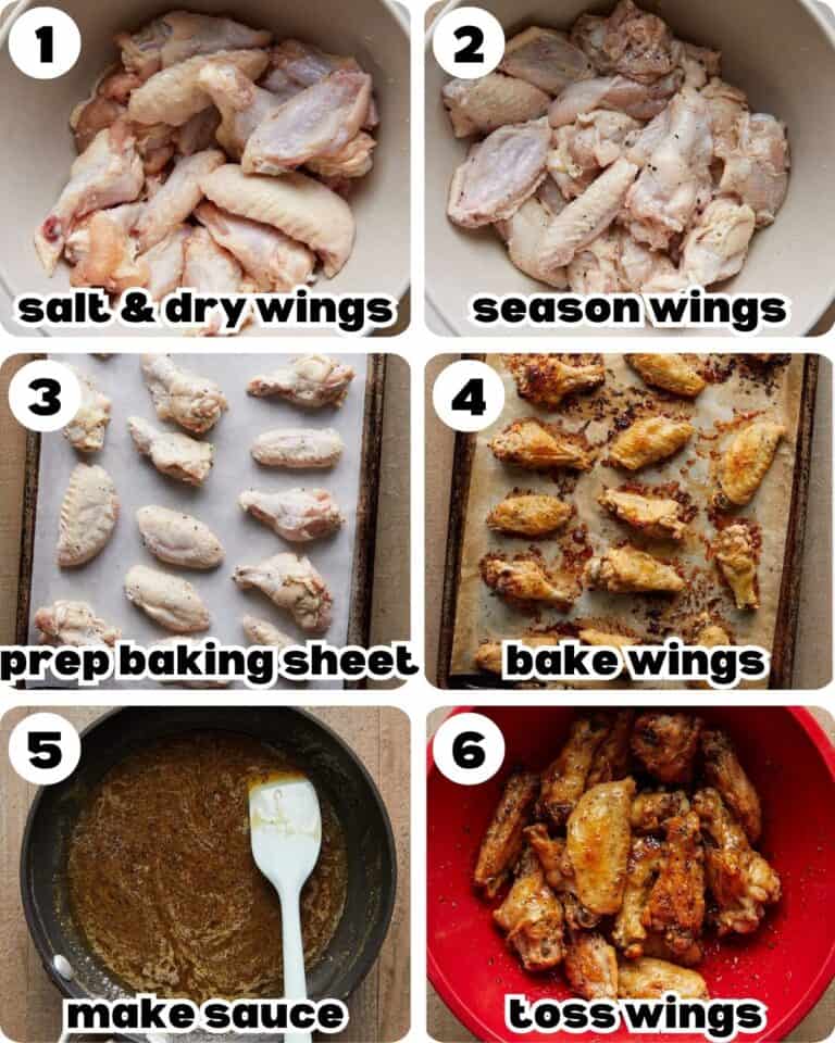 Honey Lemon Pepper Wings - Bites with Bri