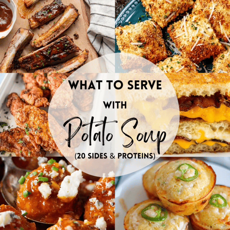 What To Serve With Potato Soup (20 Sides & Proteins) - Bites with Bri